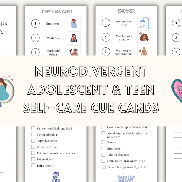 Neurodivergent Flash Cards - Etsy