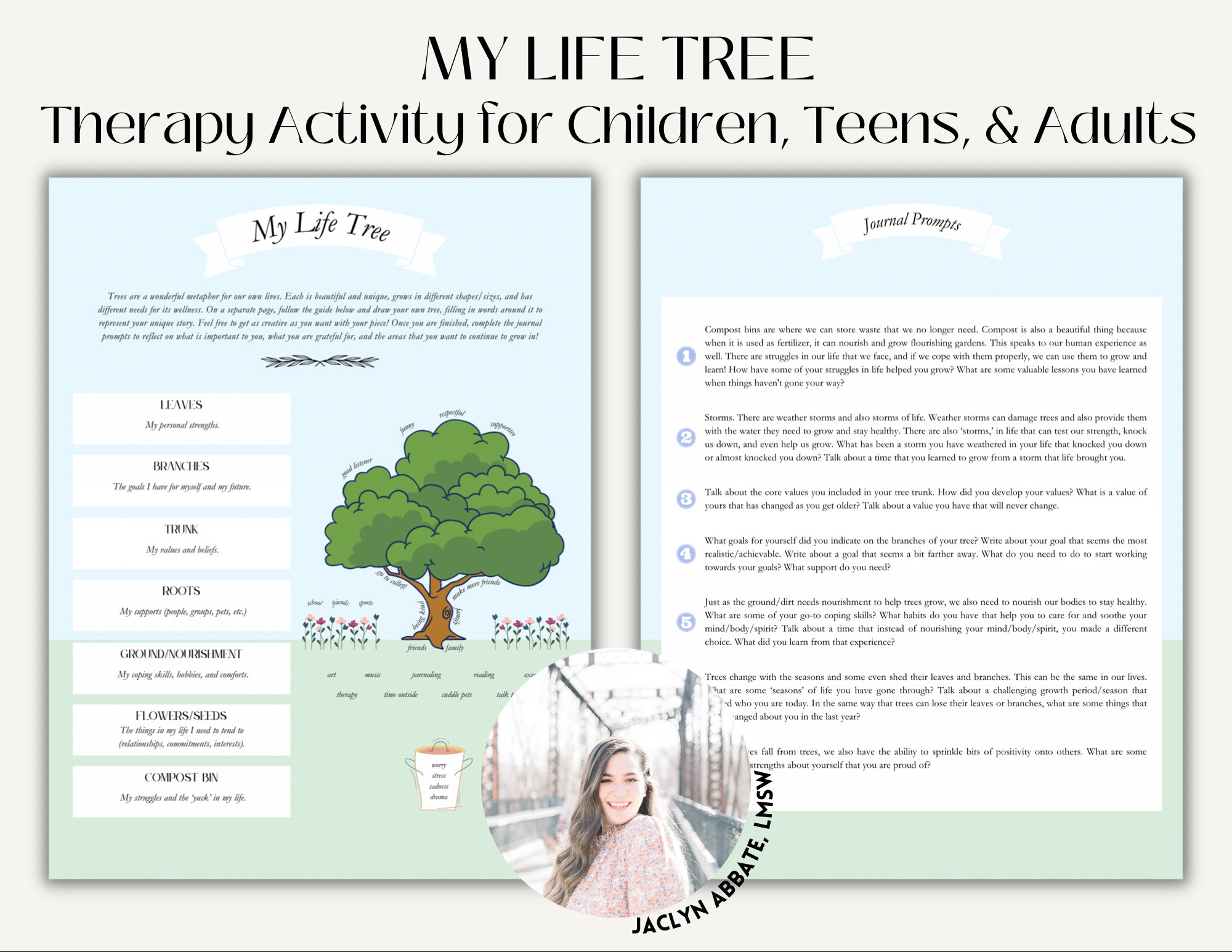 Tree of Life Therapy Activity; Therapy Activity for Children; Therapy ...