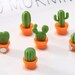 Cactus Refrigerator Magnets 6pc Mini Plant Fridge Magnets Succulent ...