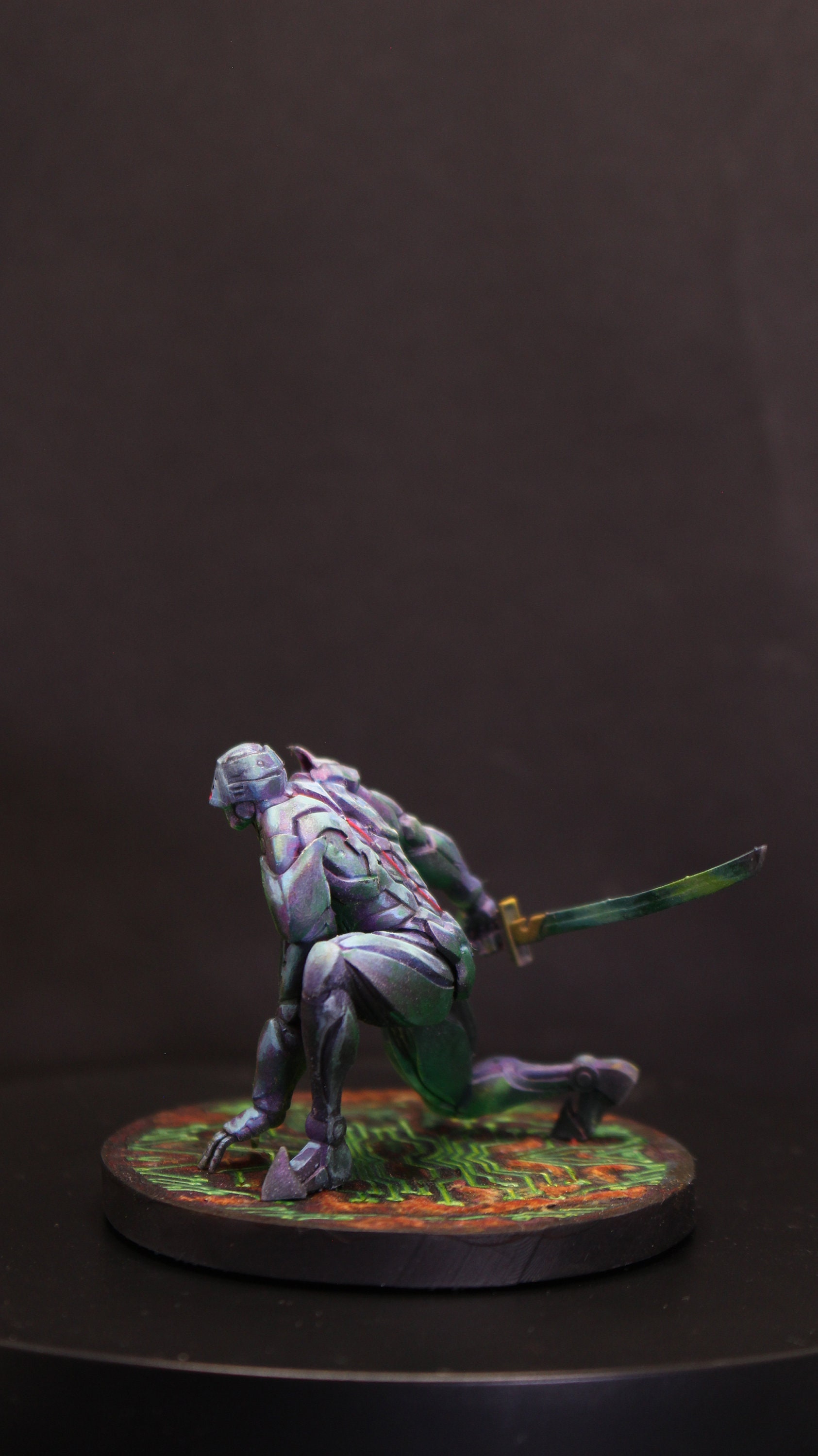 Cybersamurai Aether and Alchemist Sci-fi Samurai Professionell Bemalte ...