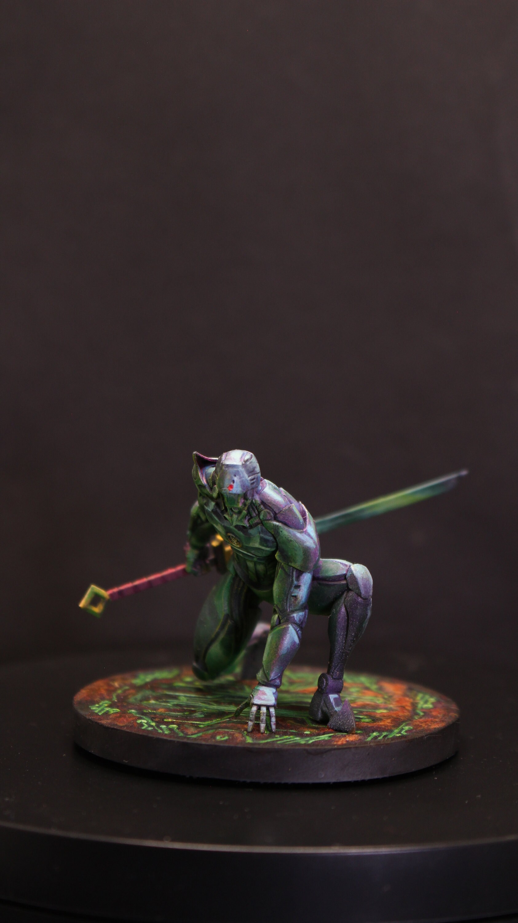 Cybersamurai Aether and Alchemist Sci-fi Samurai Professionell Bemalte ...