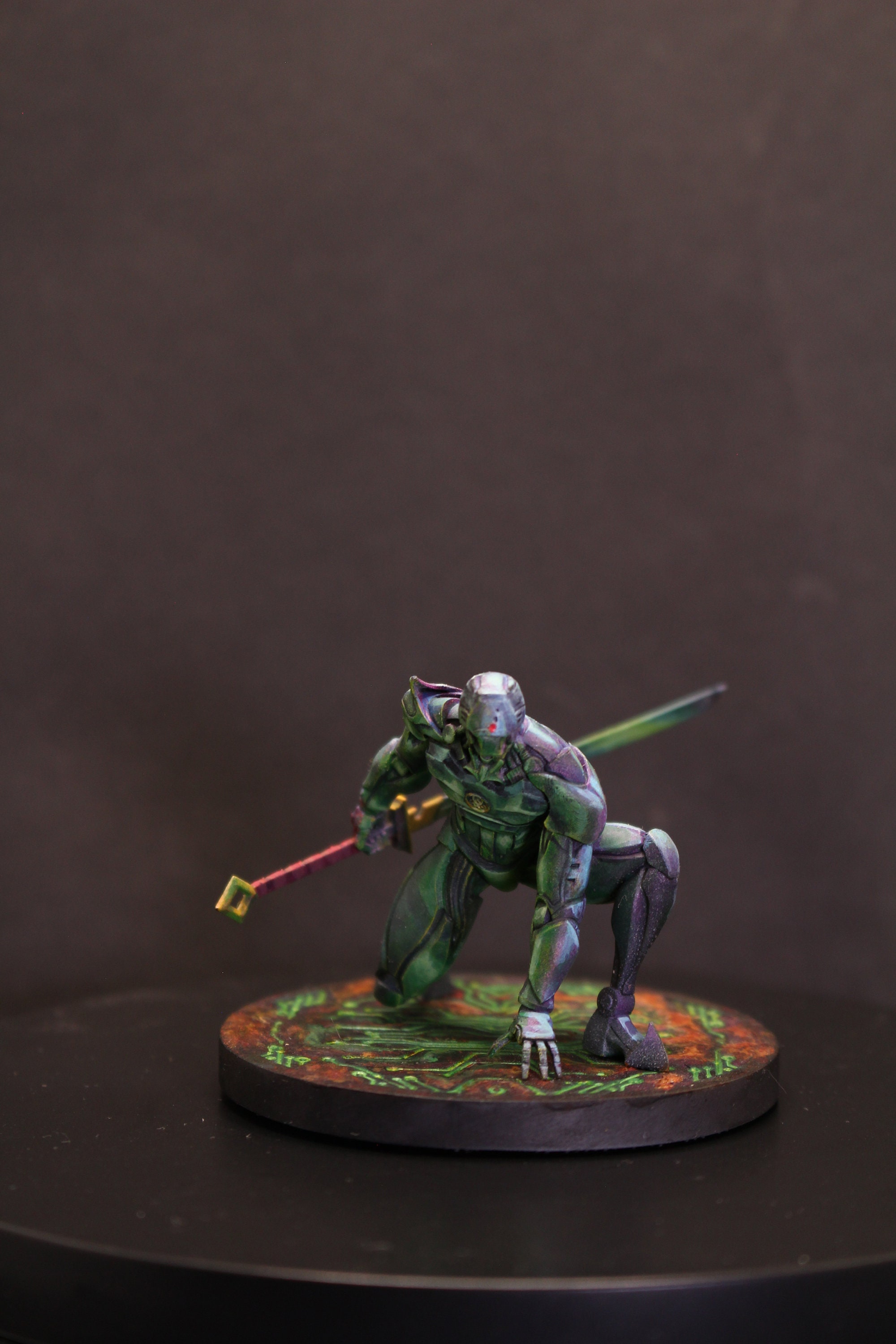 Cybersamurai Aether and Alchemist Sci-fi Samurai Professionell Bemalte ...