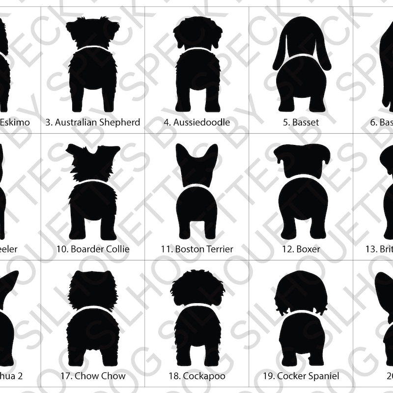 Dog Butt Svg - Etsy