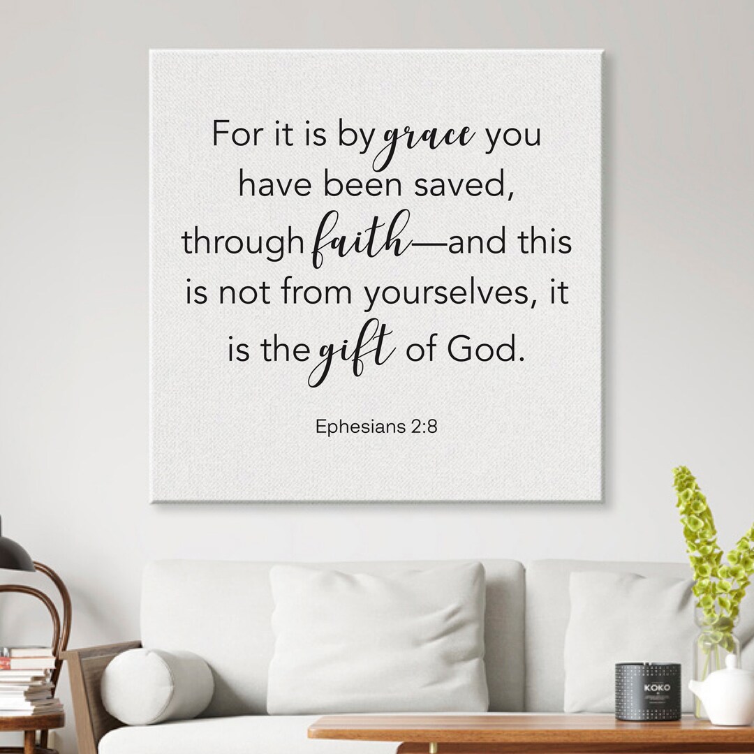 Bible Verse Canvas Wall Sign: (DIGITAL FILES) Décor for Your Home ...