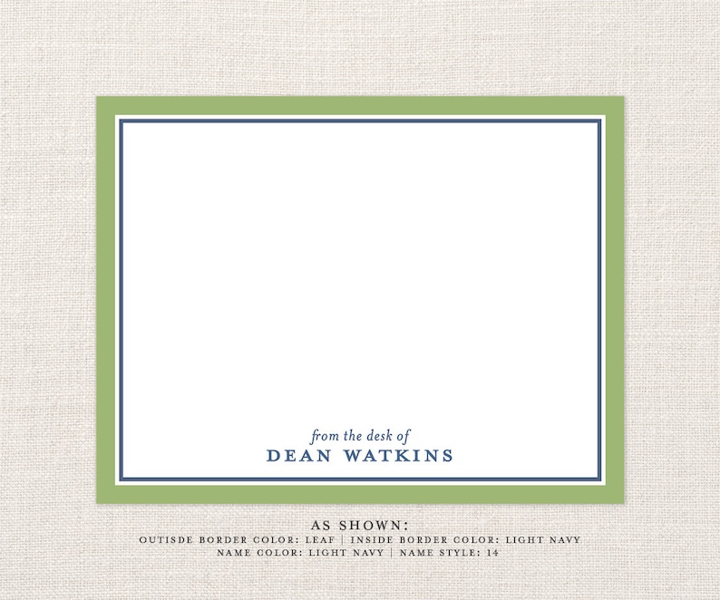 Personalized Note Cards & Envelope Set | Custom | Manly | Gift | Custom ...