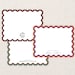 Scalloped Edge Custom Notecards With Envelopes | Double Border ...