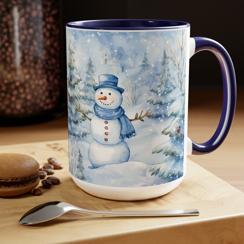 Snowman Grandma Coffee Cup - Etsy