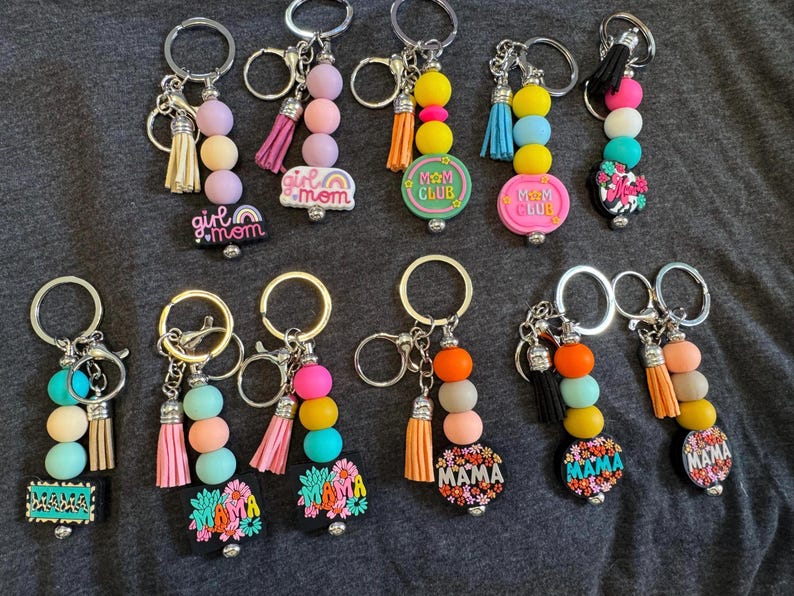 Beaded Key Chains - Etsy