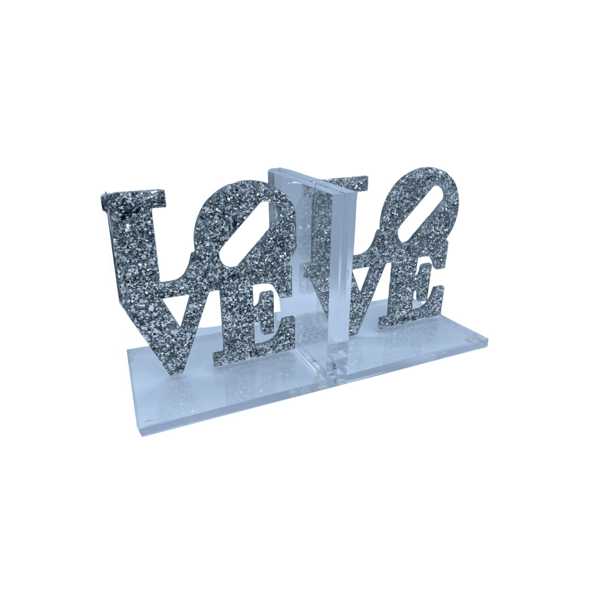 Acrylic Love Bookends, Customizable Gift Ideas, Acrylic Home Decor ...