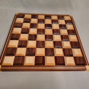 Handmade 3D Chess Board - Unique Chess Board | Tournament Chess Board ...