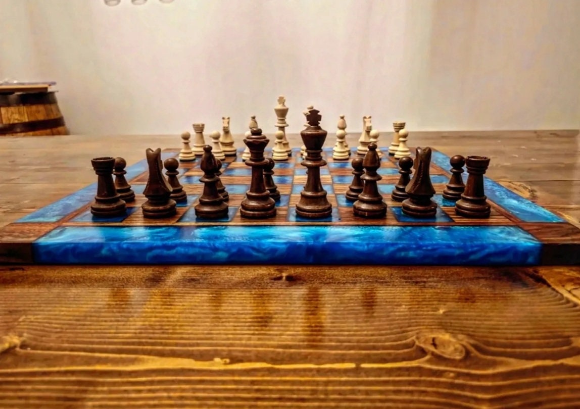 Handmade 3D Chess Board — Tide & Timber Customs Shop available furniture