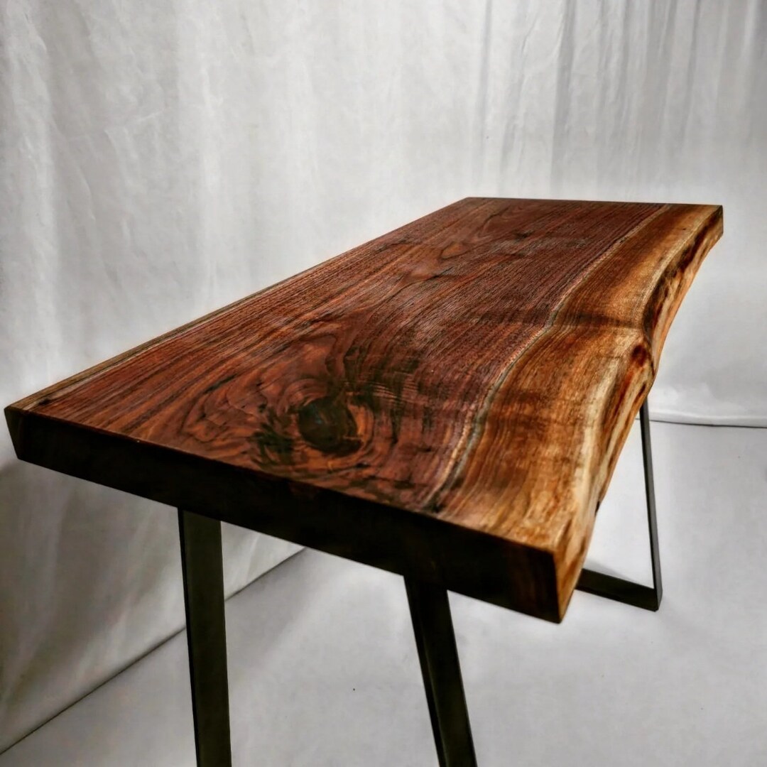 Solid Walnut End Tables | SET OF 2 | Live Edge Table | Walnut Table ...
