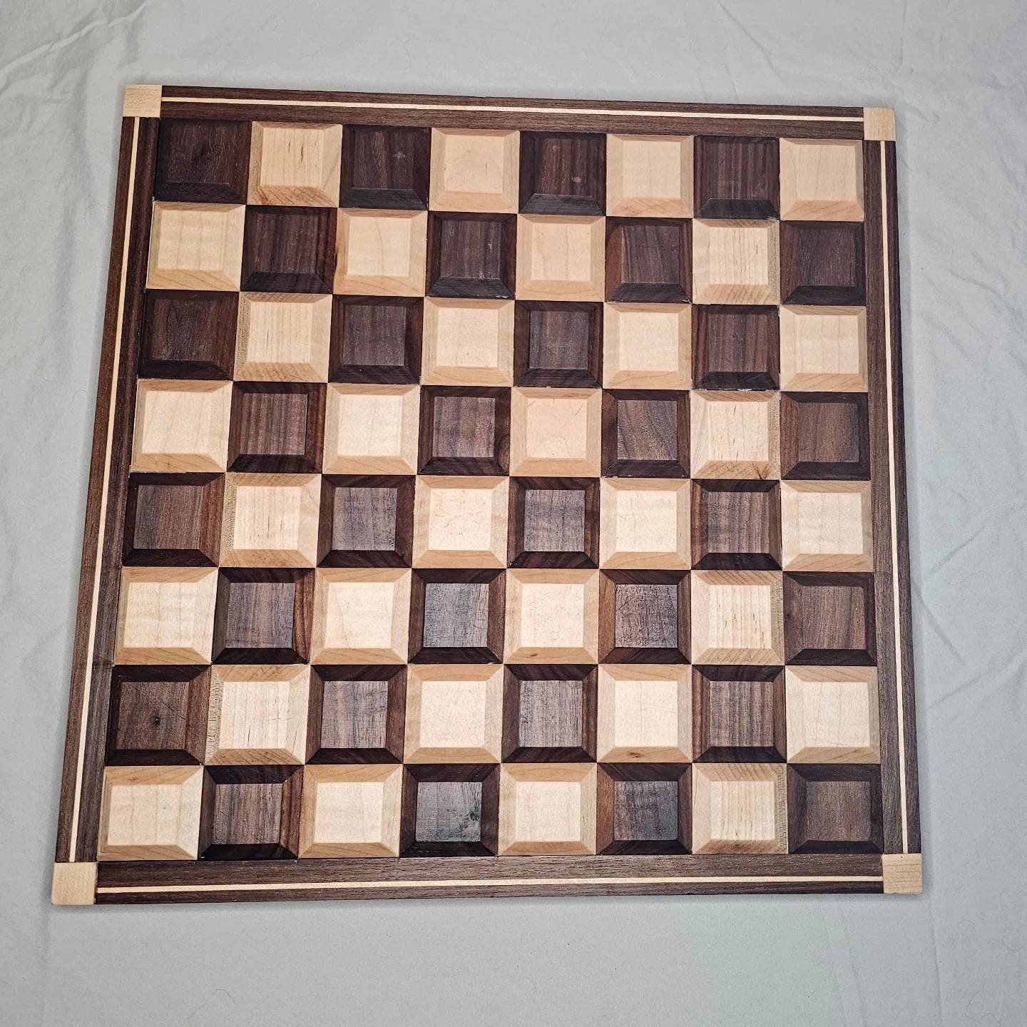 Handmade 3D Chess Board - Unique Chess Board | Tournament Chess Board ...