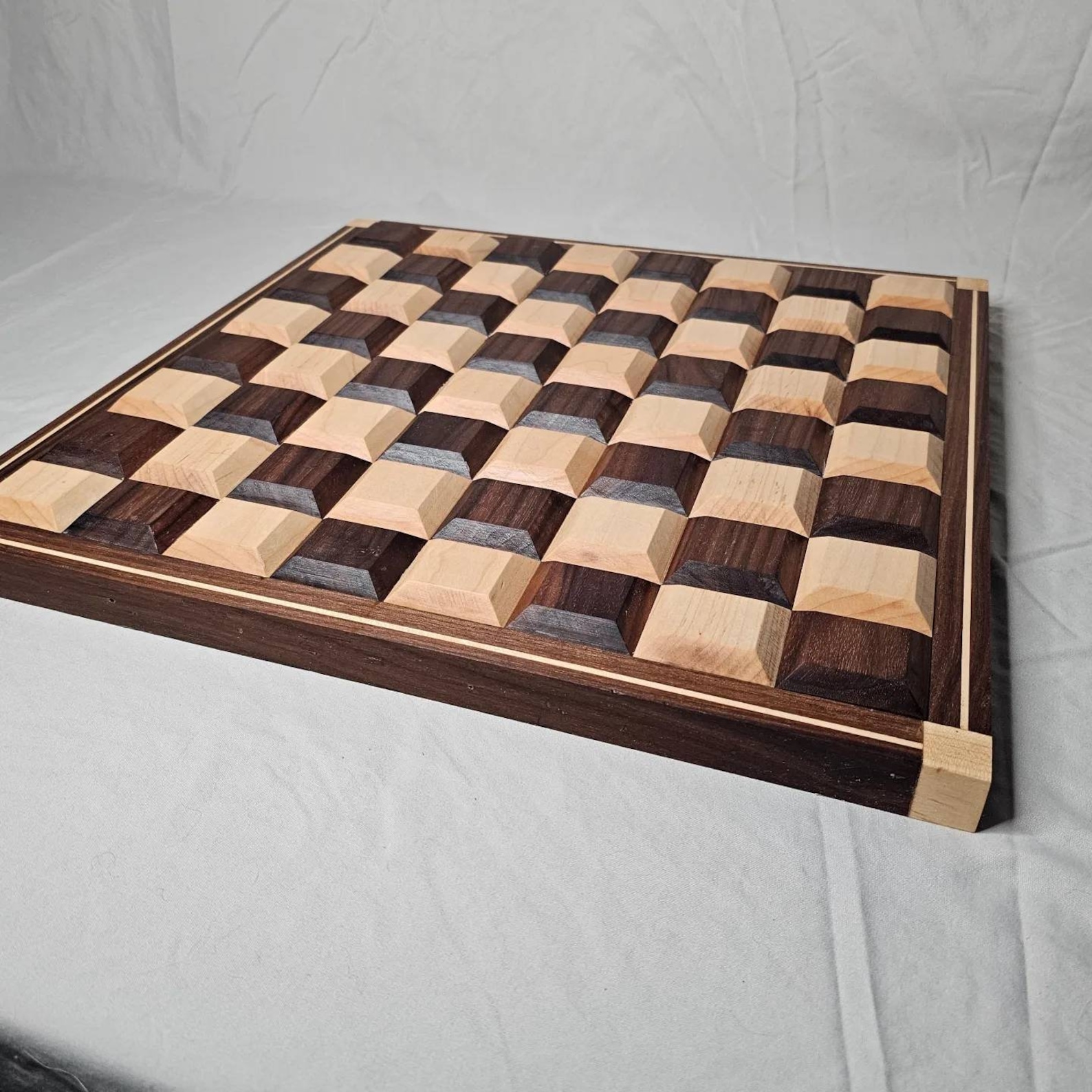 Handmade 3D Chess Board Unique Chess Board Tournament Chess Board ...