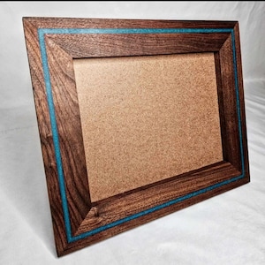 Handcrafted Black Walnut Frames W/ Epoxy Inlay Custom Diploma Frame A3 ...