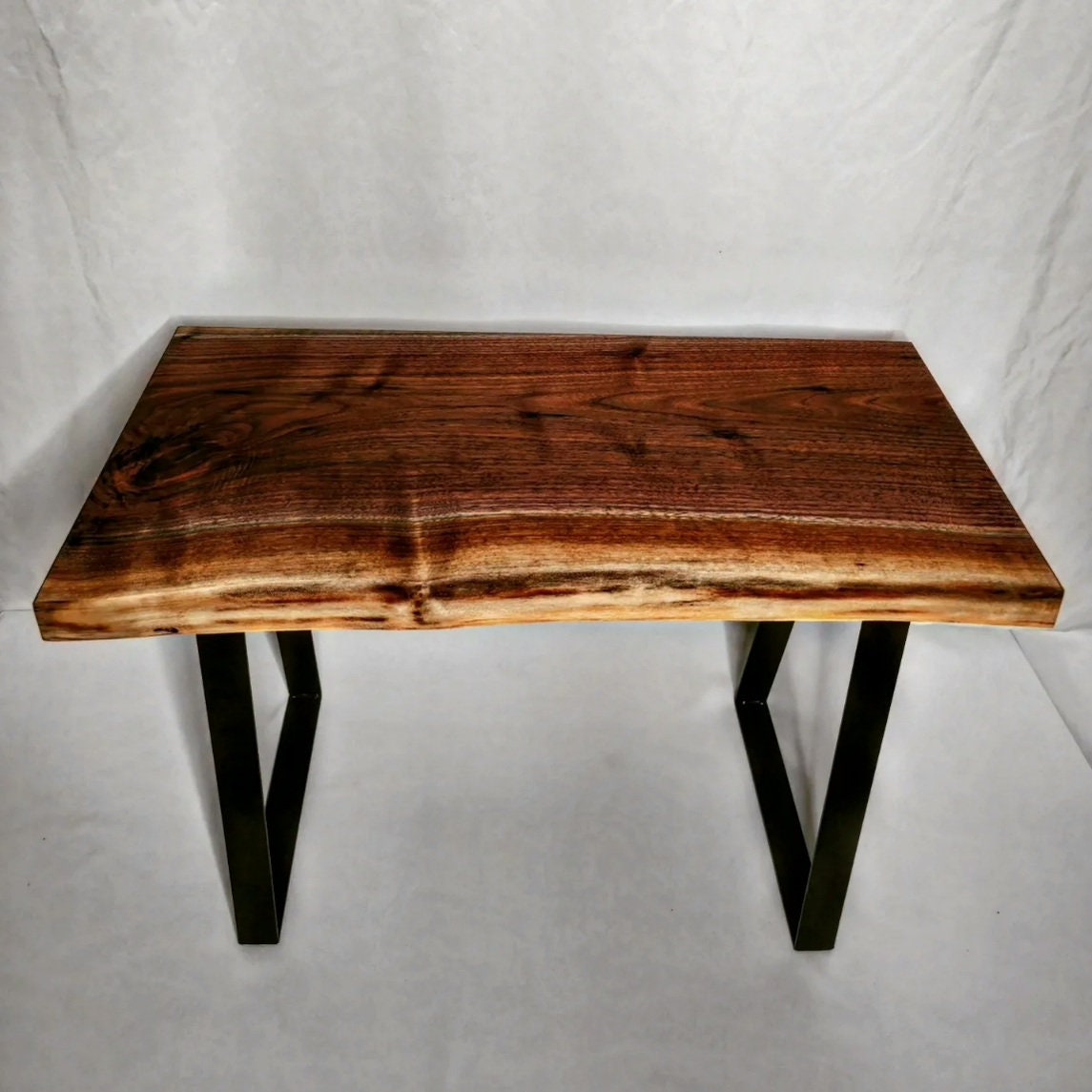 Solid Walnut End Tables | SET OF 2 | Live Edge Table | Walnut Table ...