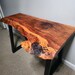 Live Edge Cherry End Table Old Growth Cherry Table Live Edge Table ...