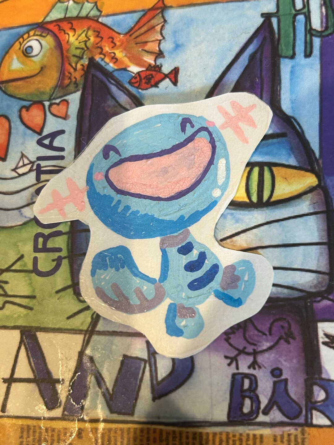 Original Handmade Laminated Wooper Stickers - Etsy
