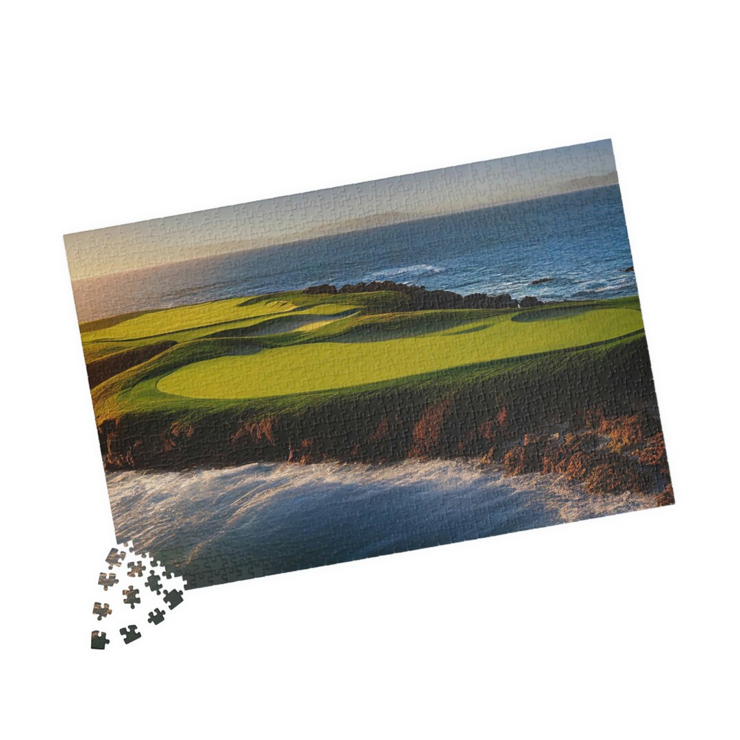 Pebble Beach Golf Course 1000 Piece Puzzle, 500, 252, 110 Made in USA ...