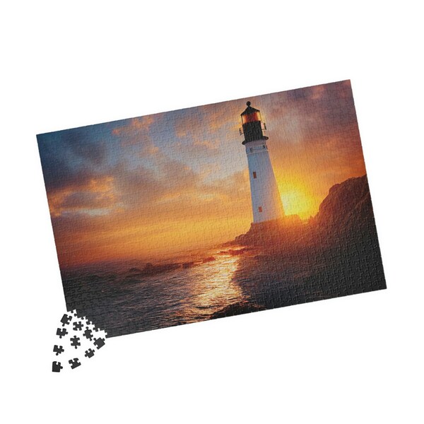 Lighthouse Puzzle - Etsy