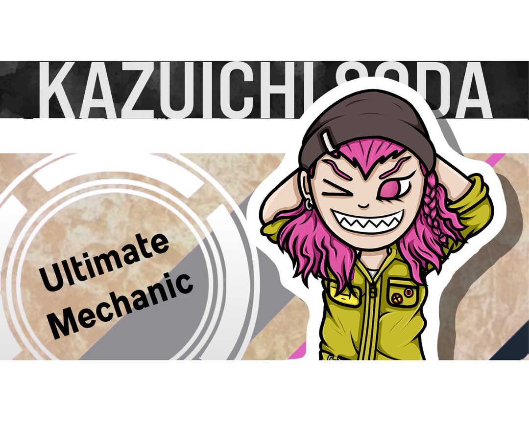 Kazuichi Soda Ultimate Mechanic Danganronpa 2 Vinyl Sticker - Etsy