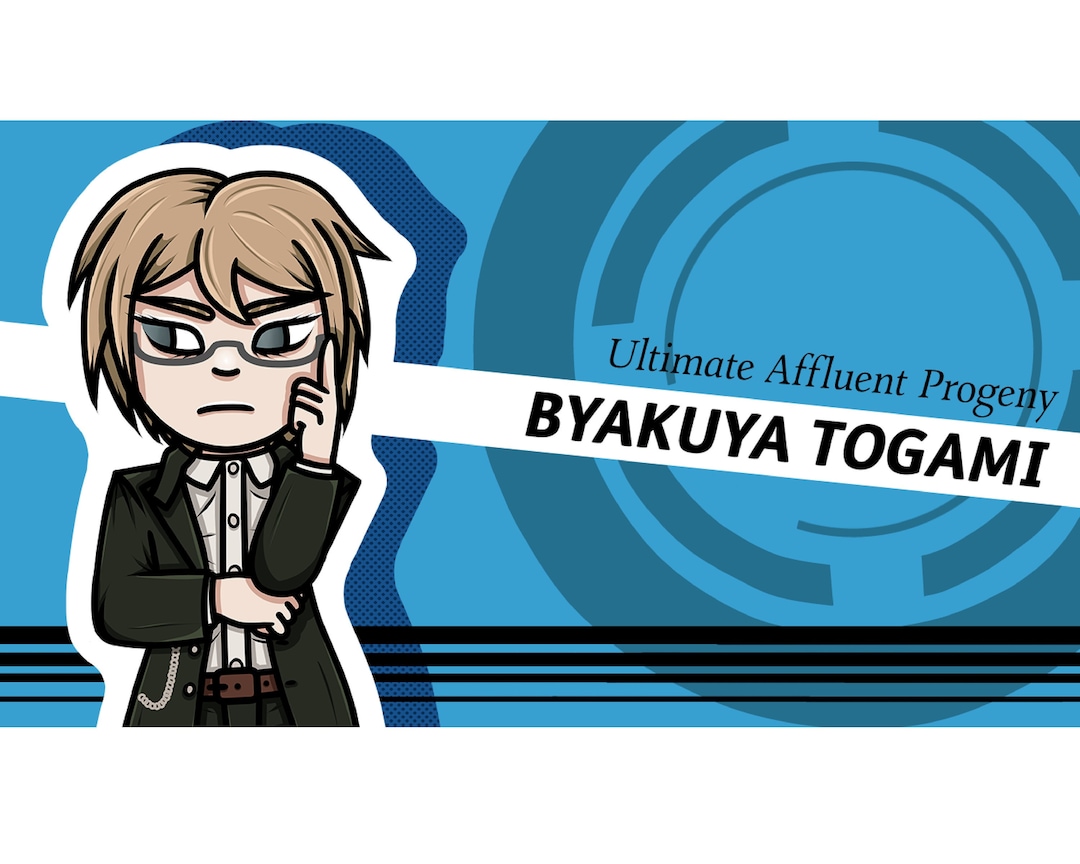 Byakuya Togami Ultimate Affluent Progeny Danganronpa Vinyl Sticker - Etsy