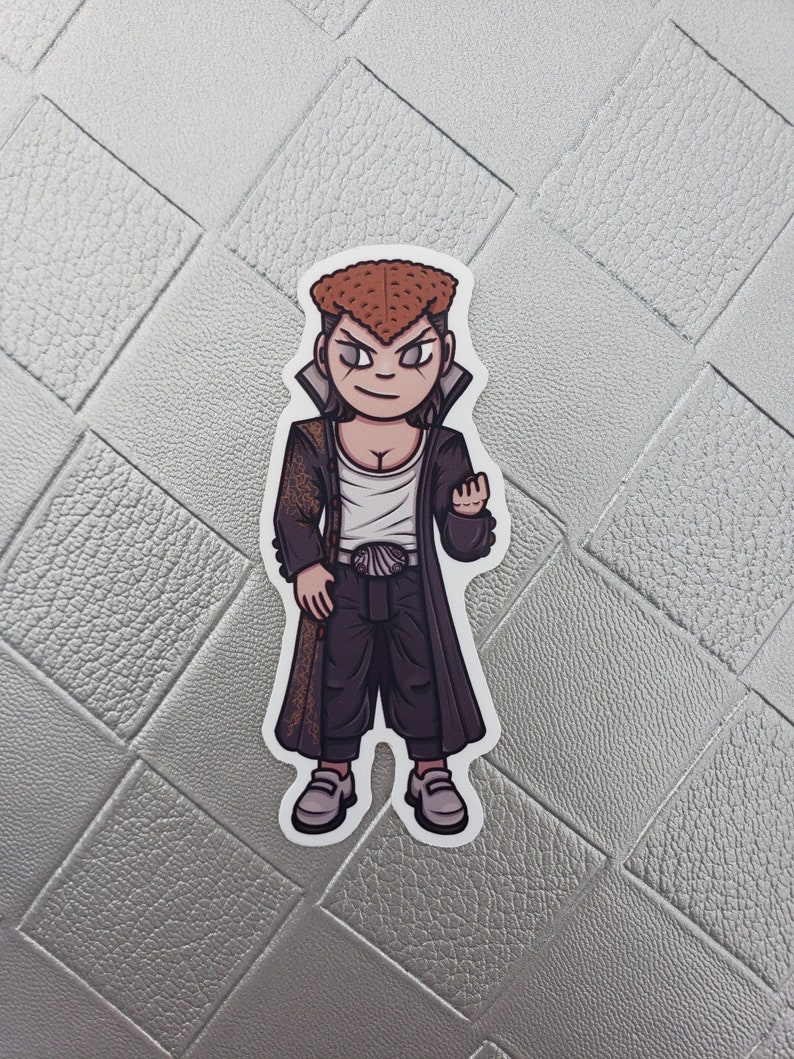Mondo Owada Ultimate Biker Gang Leader Danganronpa Vinyl Sticker - Etsy