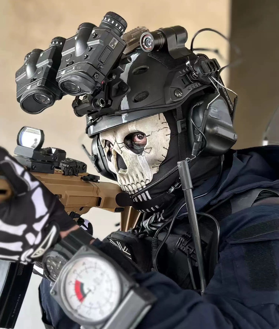 COD Ghost Headgear Mask COD19 Call of Duty 19cos Ghost - Etsy Sweden