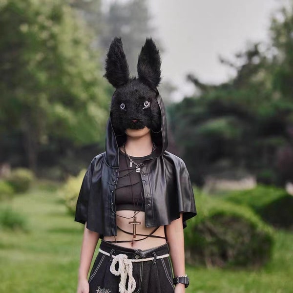 Rabbit Mask - Etsy