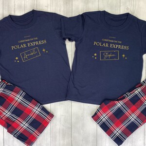 Polar Express Pjs, Polar Express Family Christmas Pyjamas, Matching ...