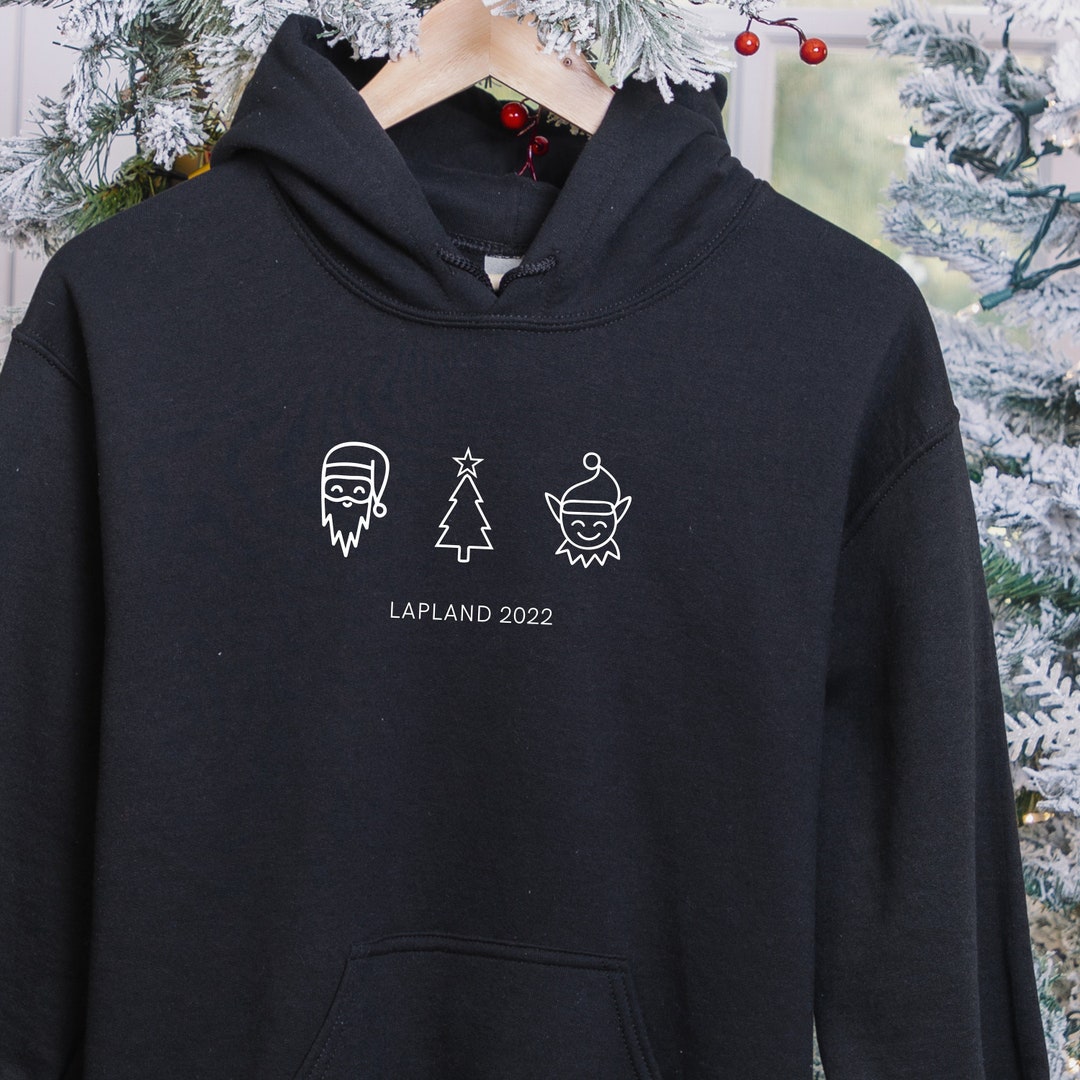 Personalised Childrens and Adults Lapland Hoodie, Various Colour ...
