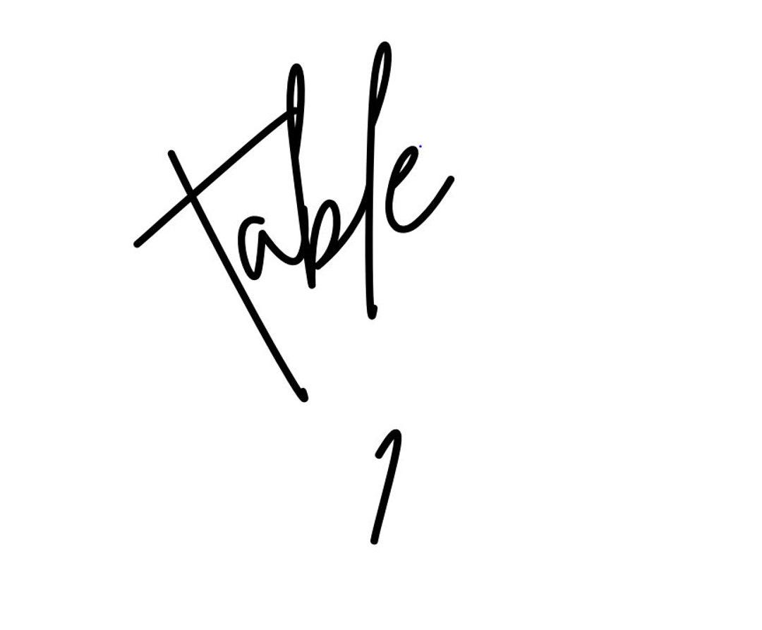 EDITABLE Table Numbers - Etsy