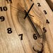 Oak Wall Clock, Unique Wall Clock, Wooden Wall Clock, Wood Clocks for ...