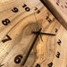 Oak Wall Clock, Unique Wall Clock, Wooden Wall Clock, Wood Clocks for ...