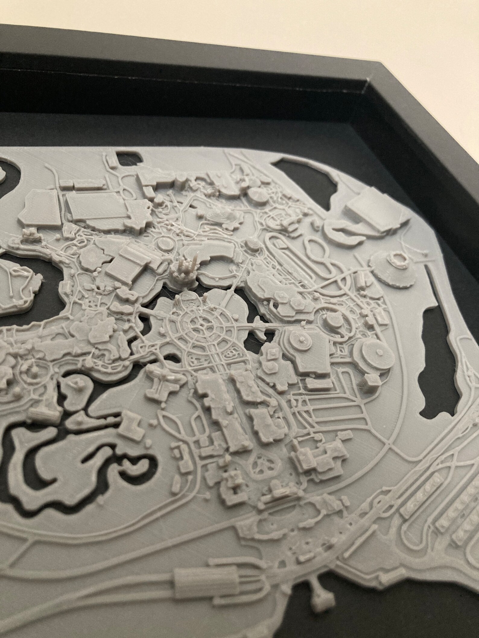 Disney Magic Kingdom 3D Print Map 9 Shadow Box Wall - Etsy