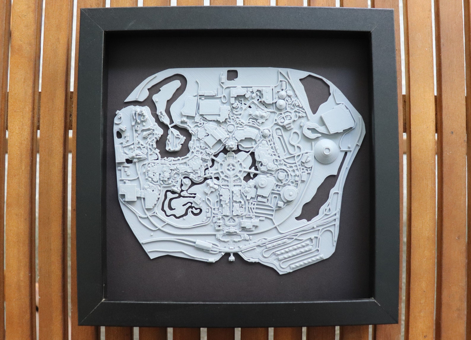 Disney Magic Kingdom 3D Print Map 9 Shadow Box Wall Hanging Art - Etsy