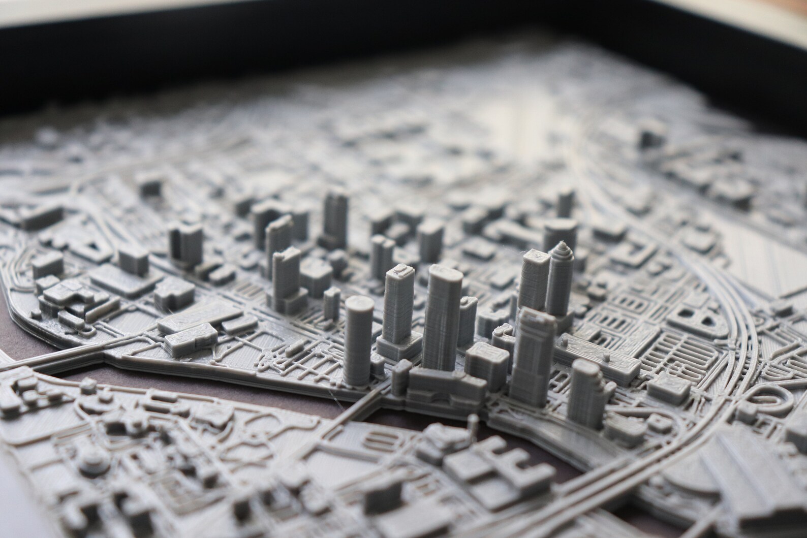 Tampa FL | 3D City Print | Shadow Box Wall Hanging | Art - Etsy
