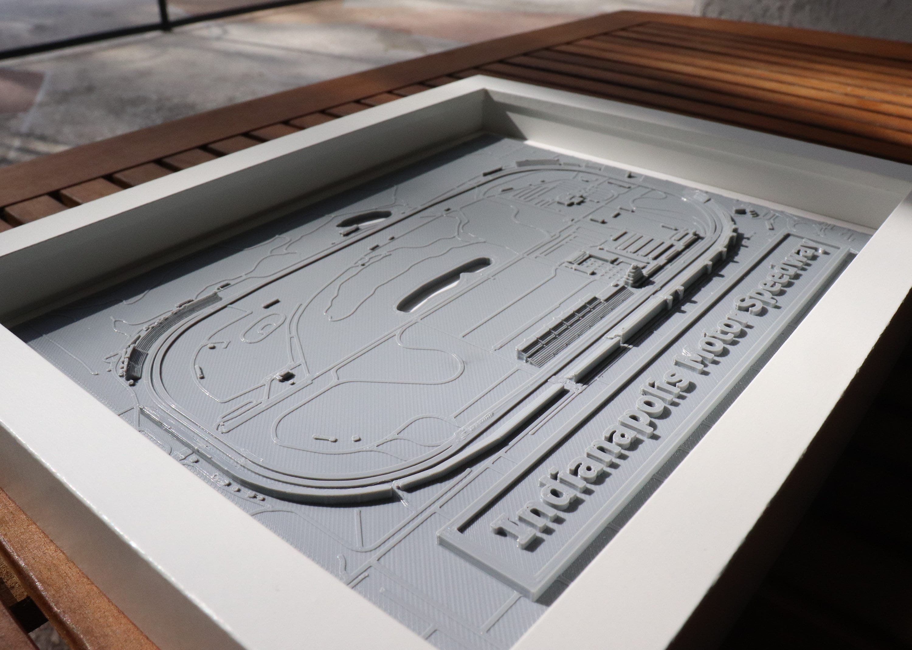Indianapolis Motor Speedway 3D Print | 11"x9" | Shadow Box - Etsy