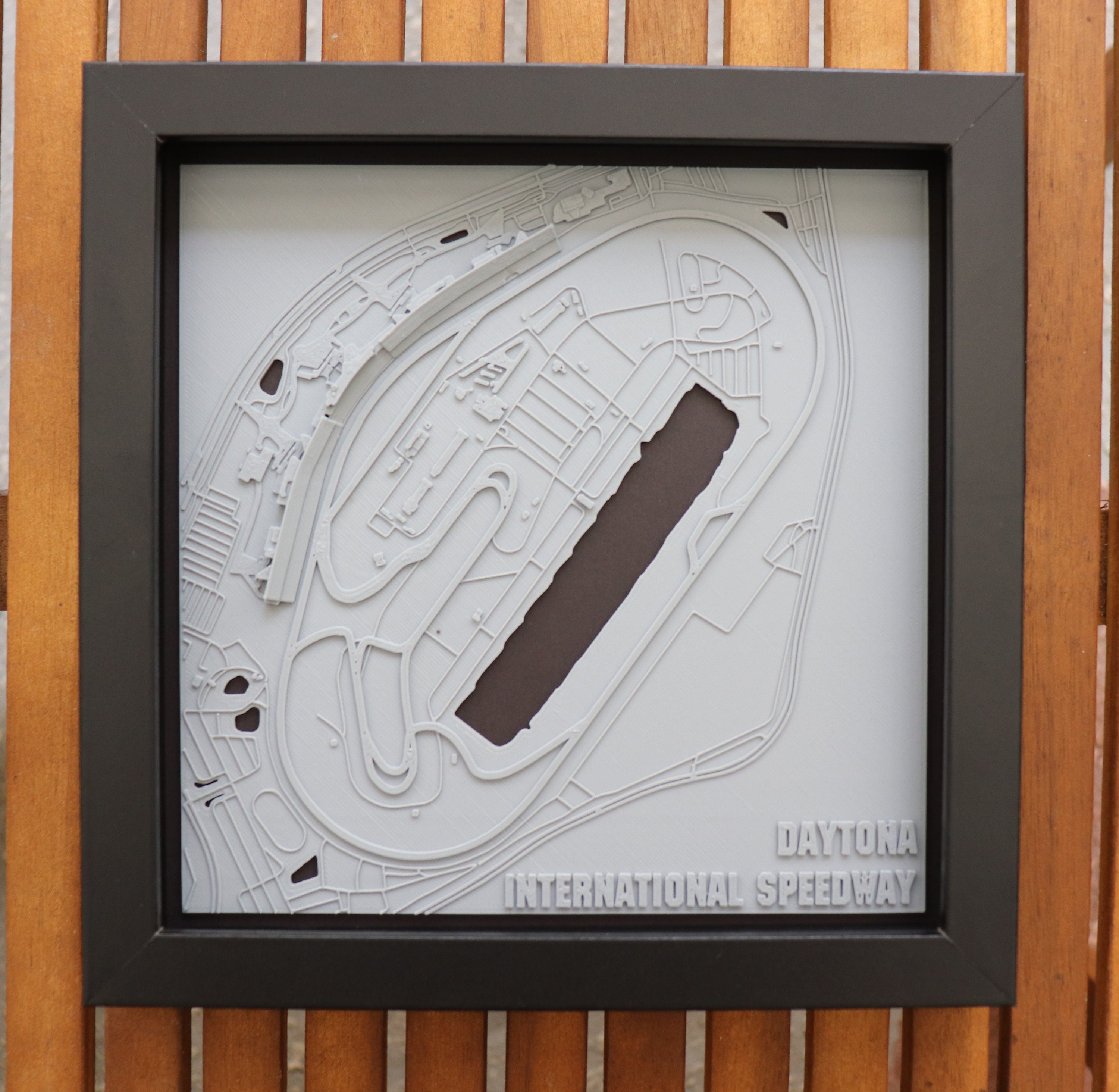 Daytona International Speedway FL | 9" 3D Print | Shadow Box - Etsy
