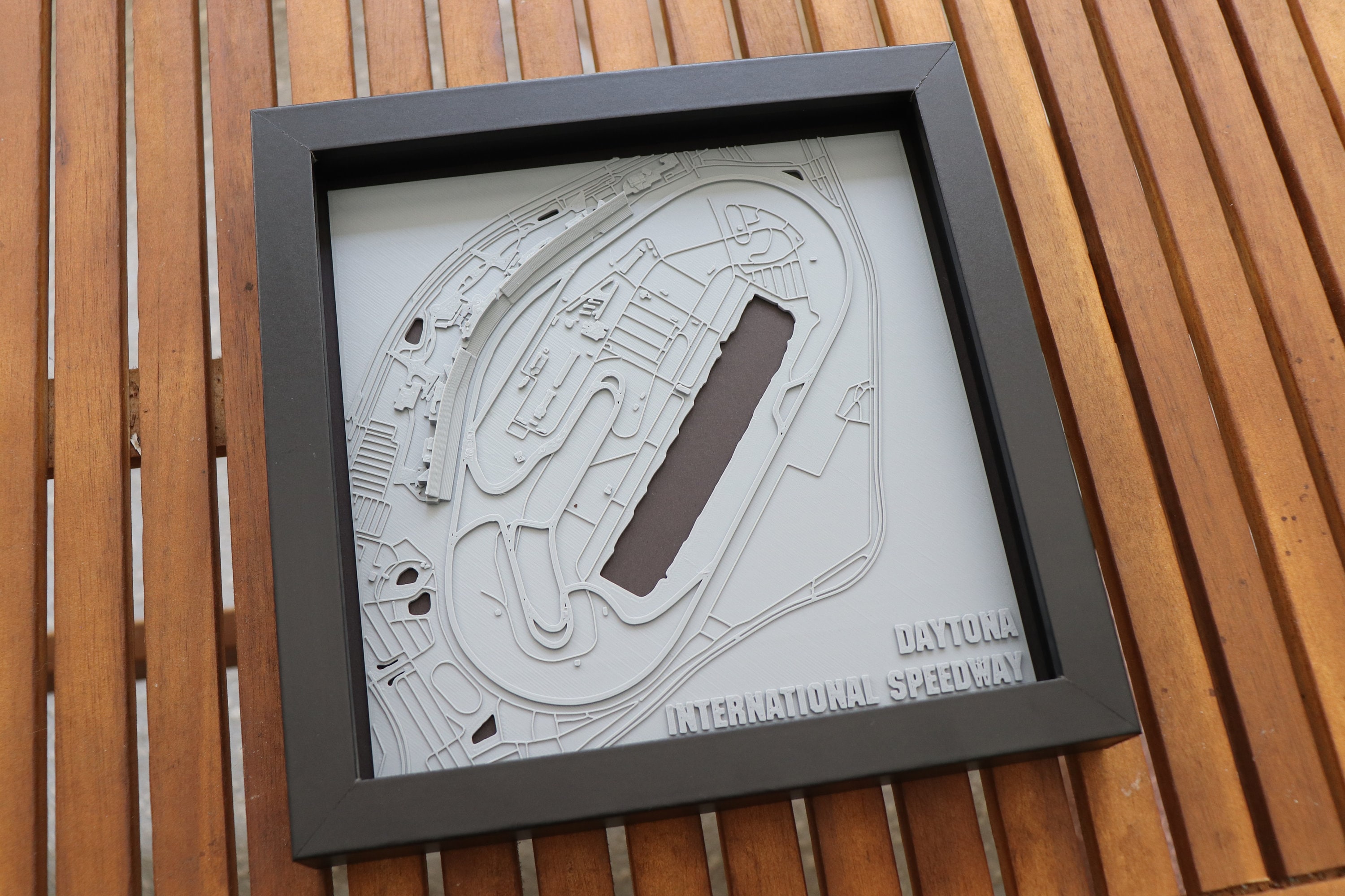 Daytona International Speedway FL | 9" 3D Print | Shadow Box - Etsy