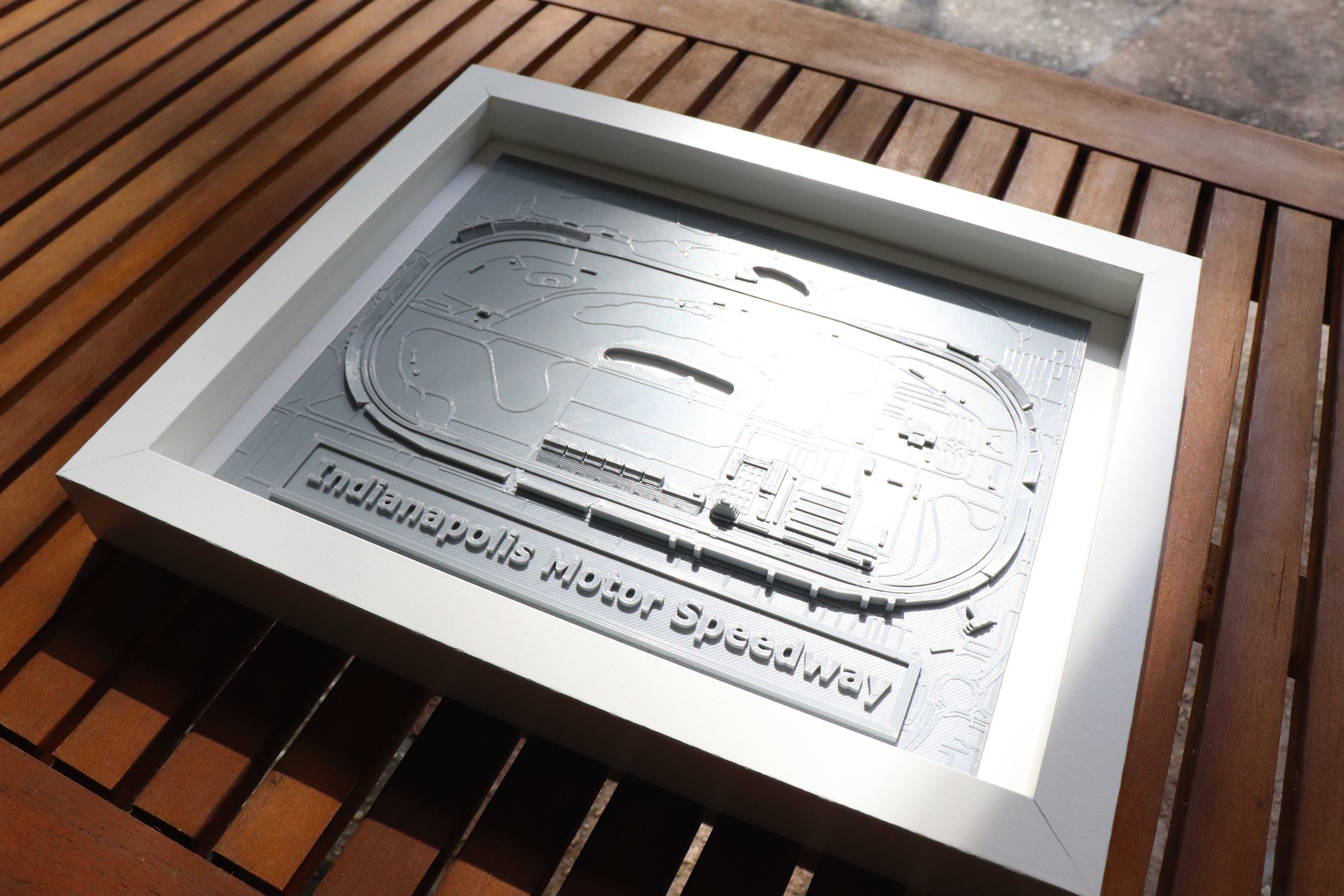 Indianapolis Motor Speedway 3D Print | 11"x9" | Shadow Box - Etsy