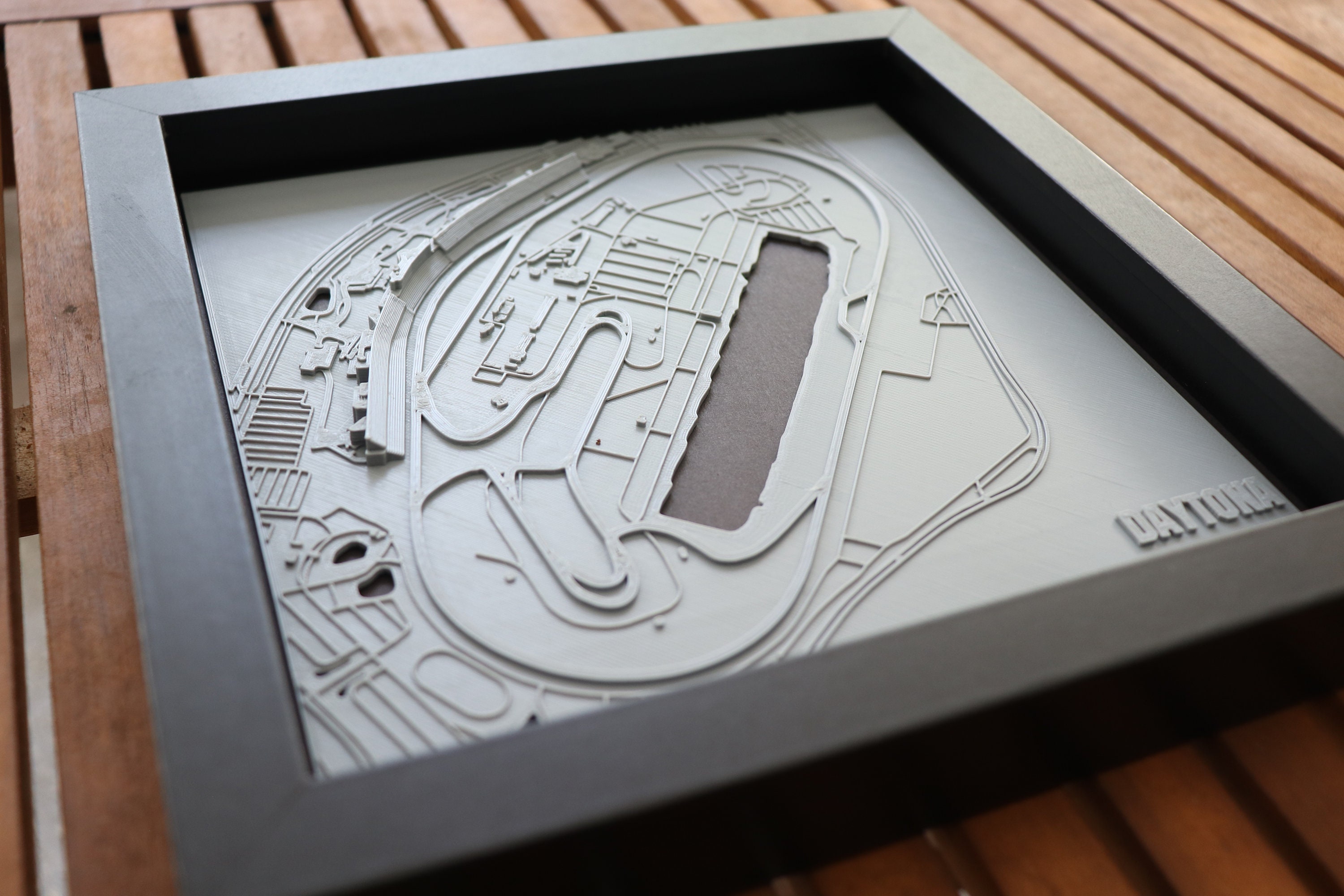 Daytona International Speedway FL | 9" 3D Print | Shadow Box - Etsy