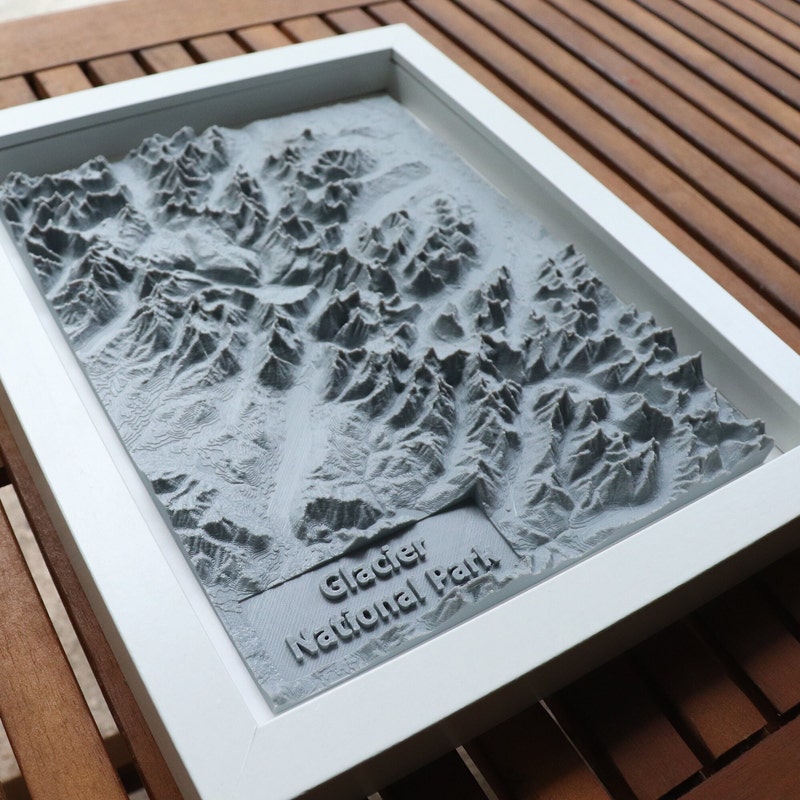 Us National Park Map Box - Etsy