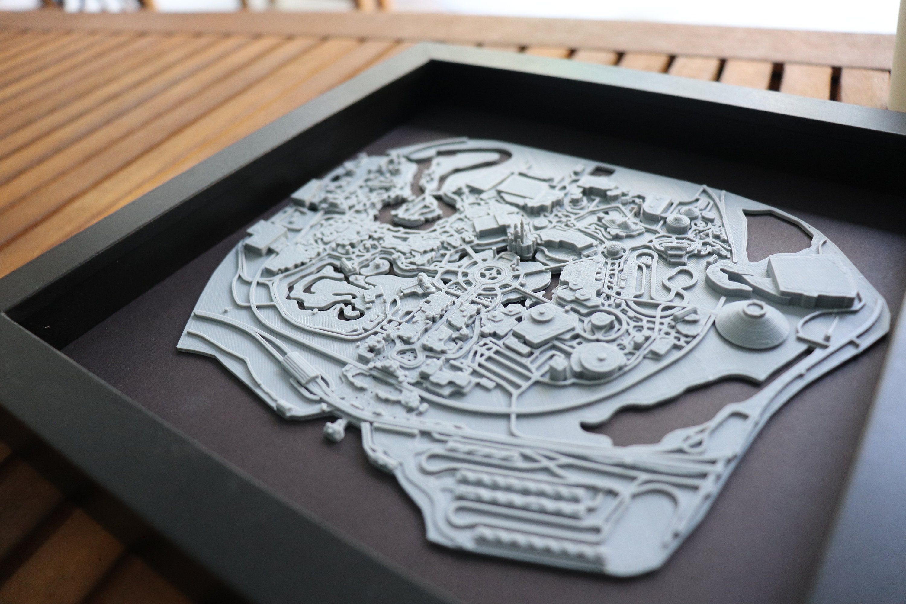 Disney Magic Kingdom 3D Print Map 9 Shadow Box Wall Hanging Art - Etsy