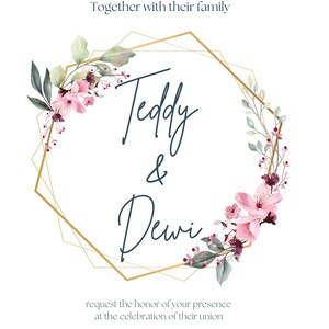 Editable Wedding Invitation - Etsy