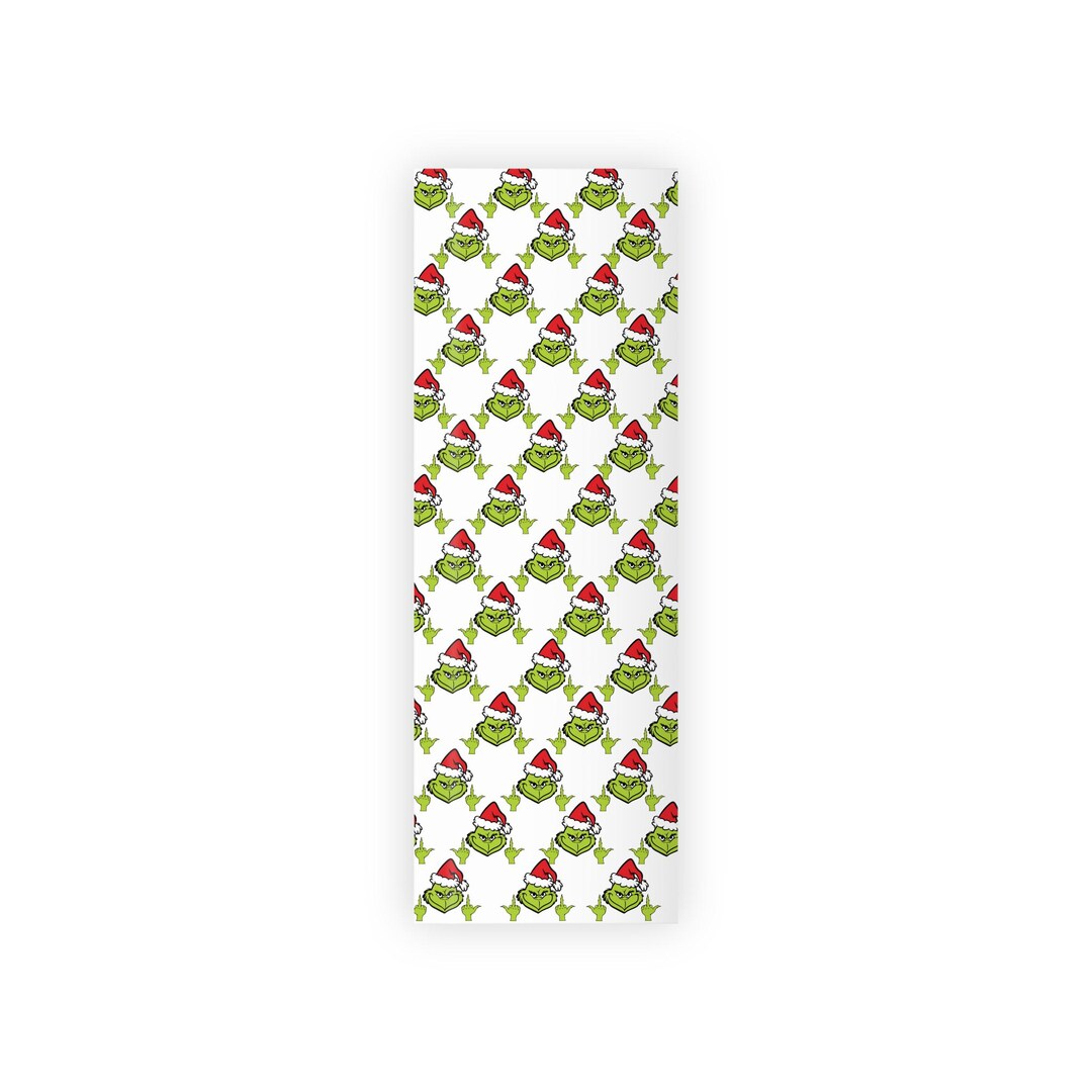 Grinch Gift Wrapping Paper Rolls, 1pc - Etsy