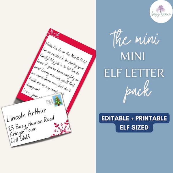 Elf Envelope Template - Etsy
