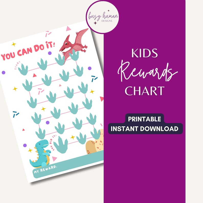Printable Kids Reward Chart | Potty Training | Behaviour Chart ...