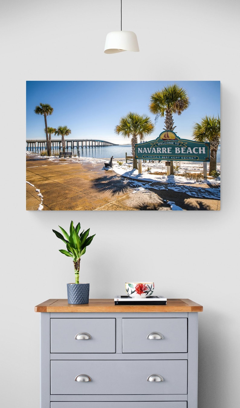 Navarre Beach, Florida's Best Kept Secret, Panhandle Snow 2025, Between ...