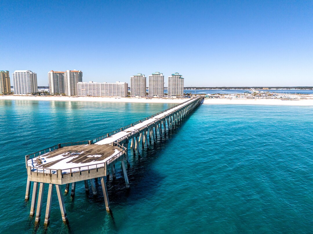 Navarre Beach Pier, Florida's Best Kept Secret, Panhandle Snow 2025 ...